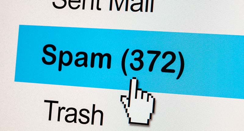 95 % des mails sont des spams